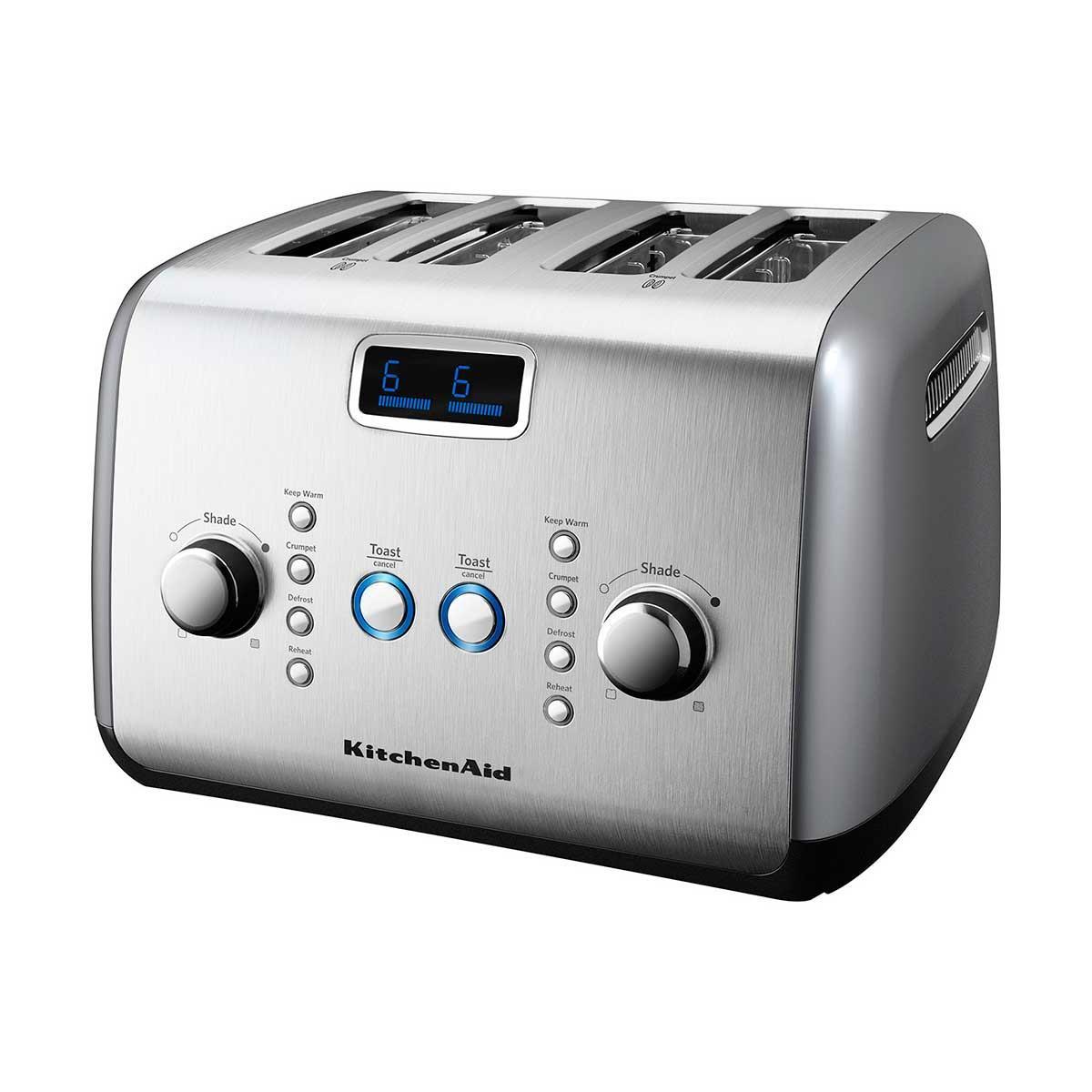 Torradeira KitchenAid Prata 4 fatias 127V KJC04AFANA