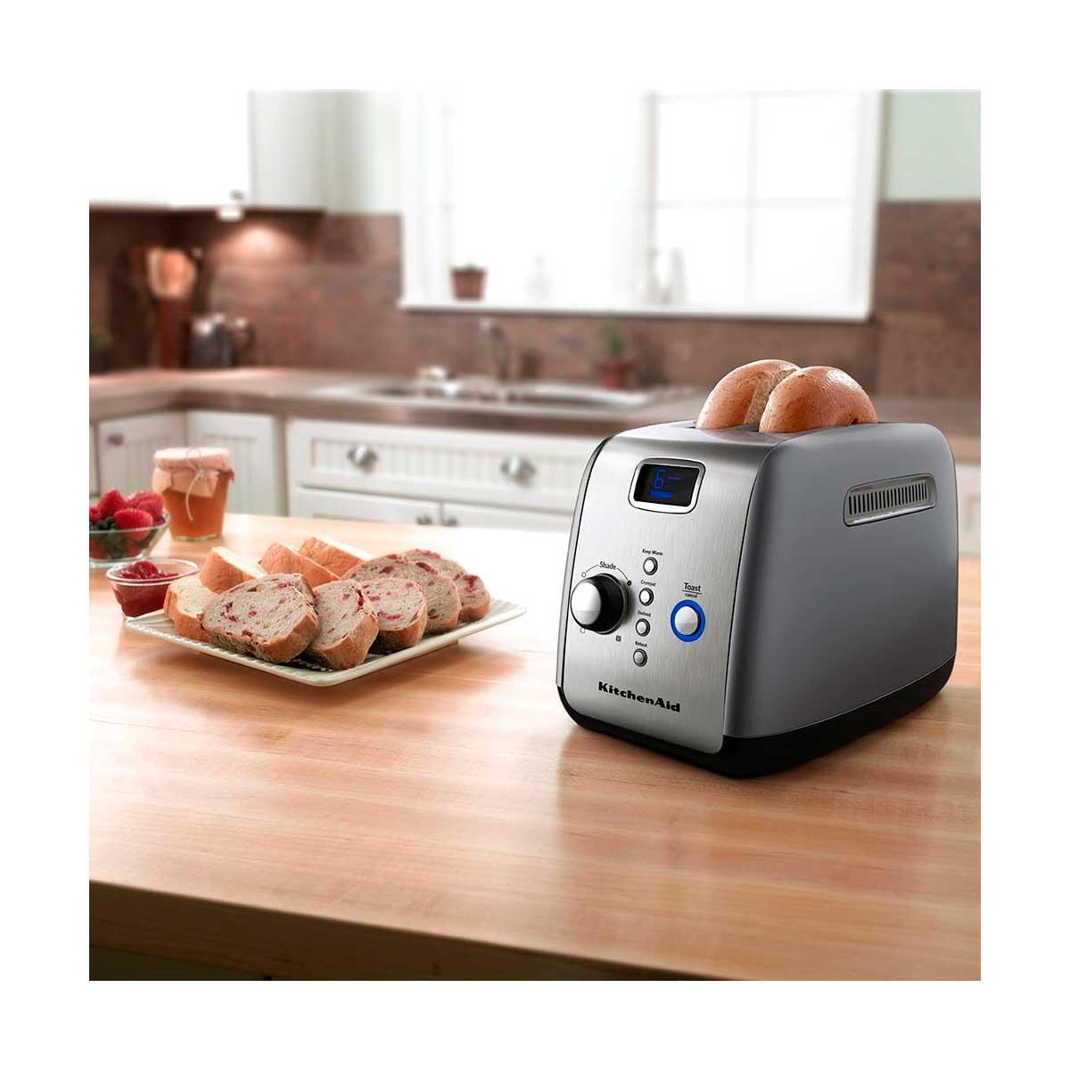Torradeira KitchenAid Prata 2 fatias KJC02A