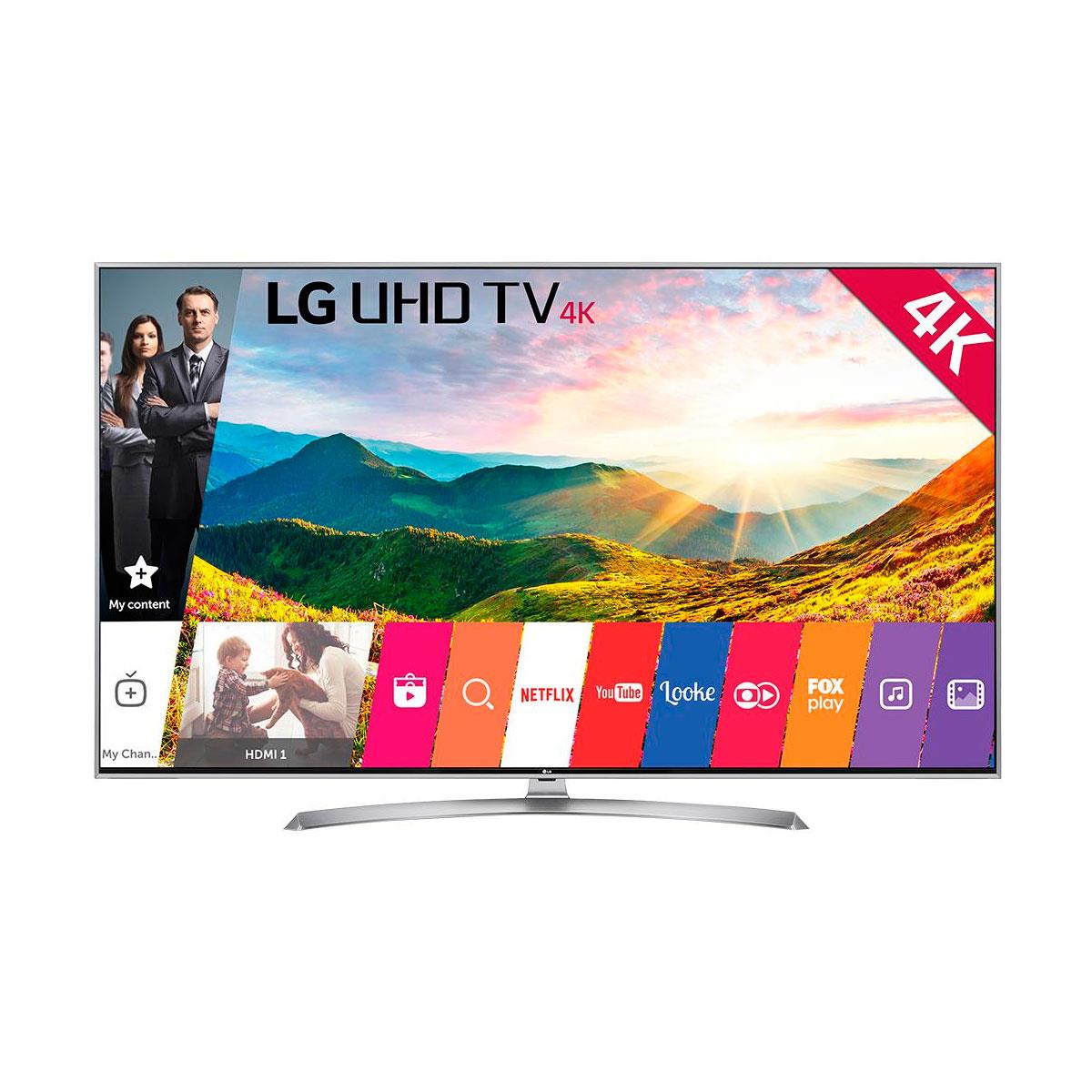 Smart TV LED 4K Ultra HD LG UJ6585 com Wi-Fi, webOS 3.5, Painel IPS ...