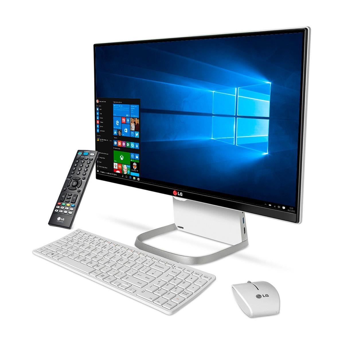 Computador All in One LG 27", 4 GB, 1 TB, Windows 10 e Intel Core i5 e TV