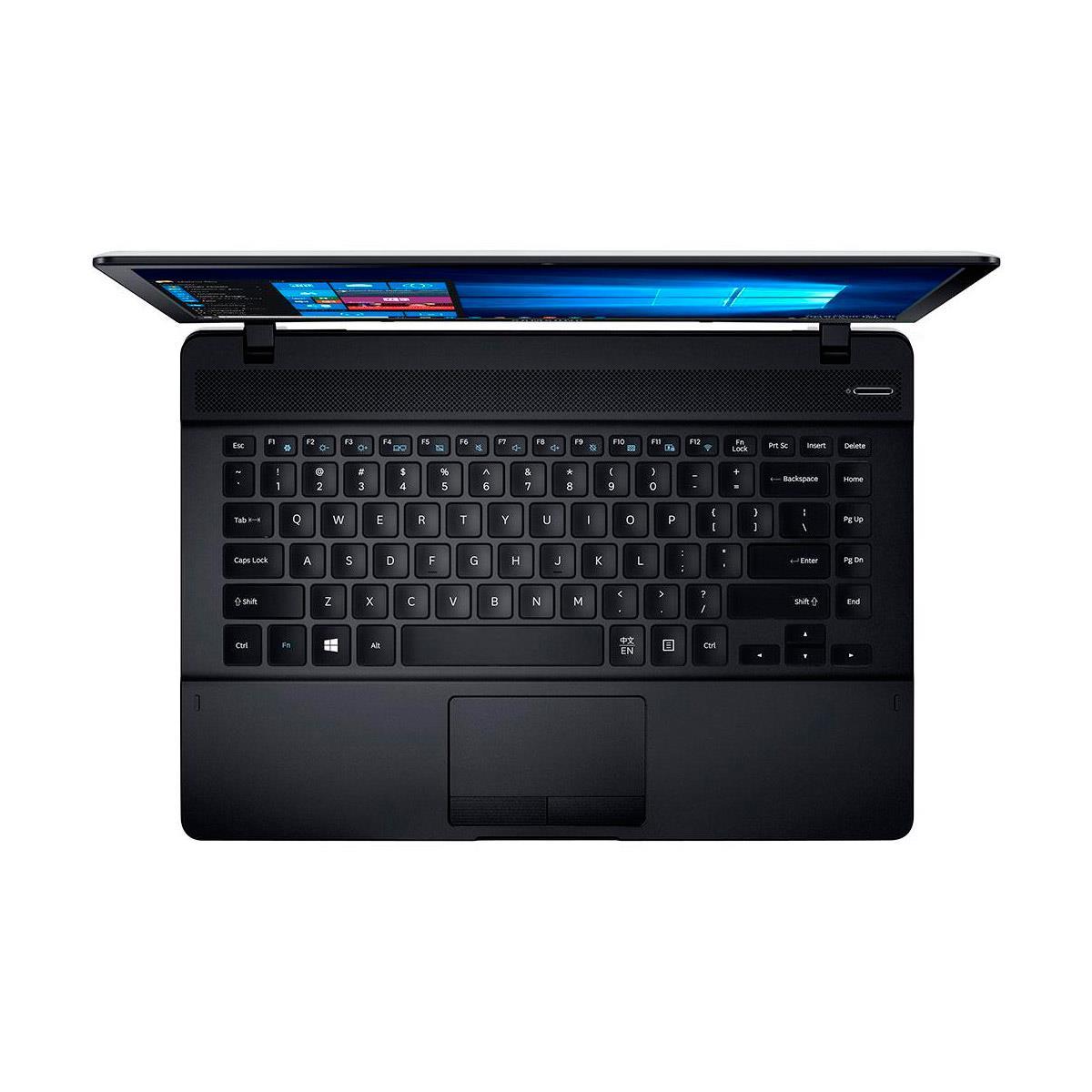 Notebook Samsung Essentials E21 Branco 14 4 GB, 500 GB Windows 10 Intel Celeron 3205U NP370E4K-KWBBR