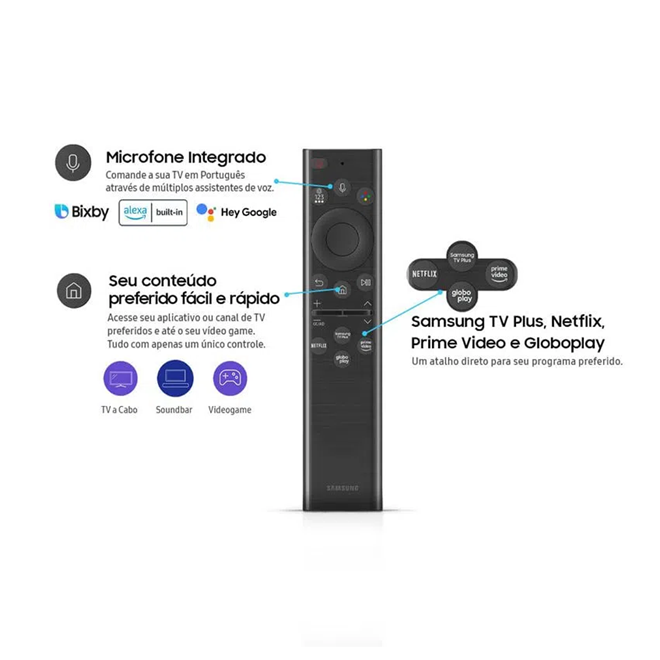 Samsung Tv Crystal Uhd 4k 60 Smart UN60BU8000GXZD