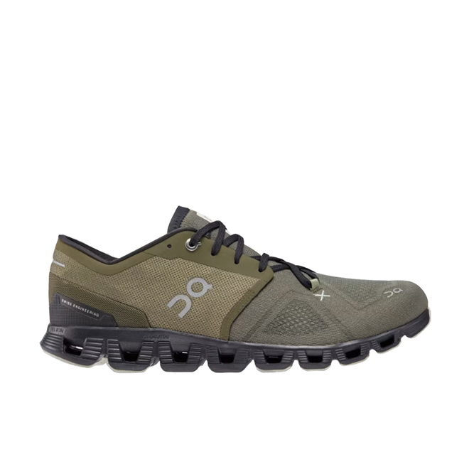 On Running Tenis Masc Cloud X 3 Olive Reseda