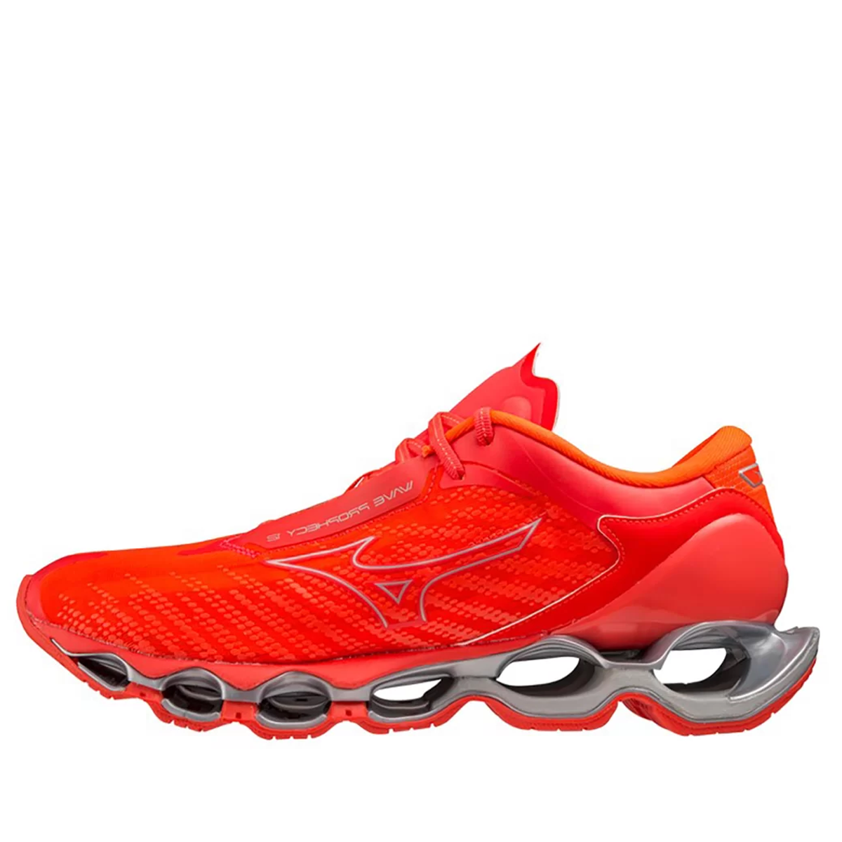 Mizuno Tenis Unissex Wave Prophecy 12 Laranja Solar/Lj.Neon Pra ...