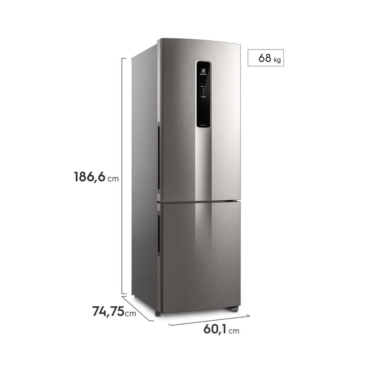 Electrolux Refrigerador 400l Frost Free Inverter Inox 127v