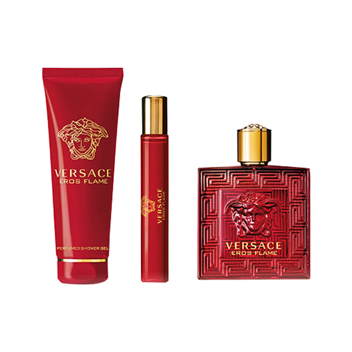 Versace Coffret Eros Flame Homme EDP 100ml + Shower Gel 150ml ...