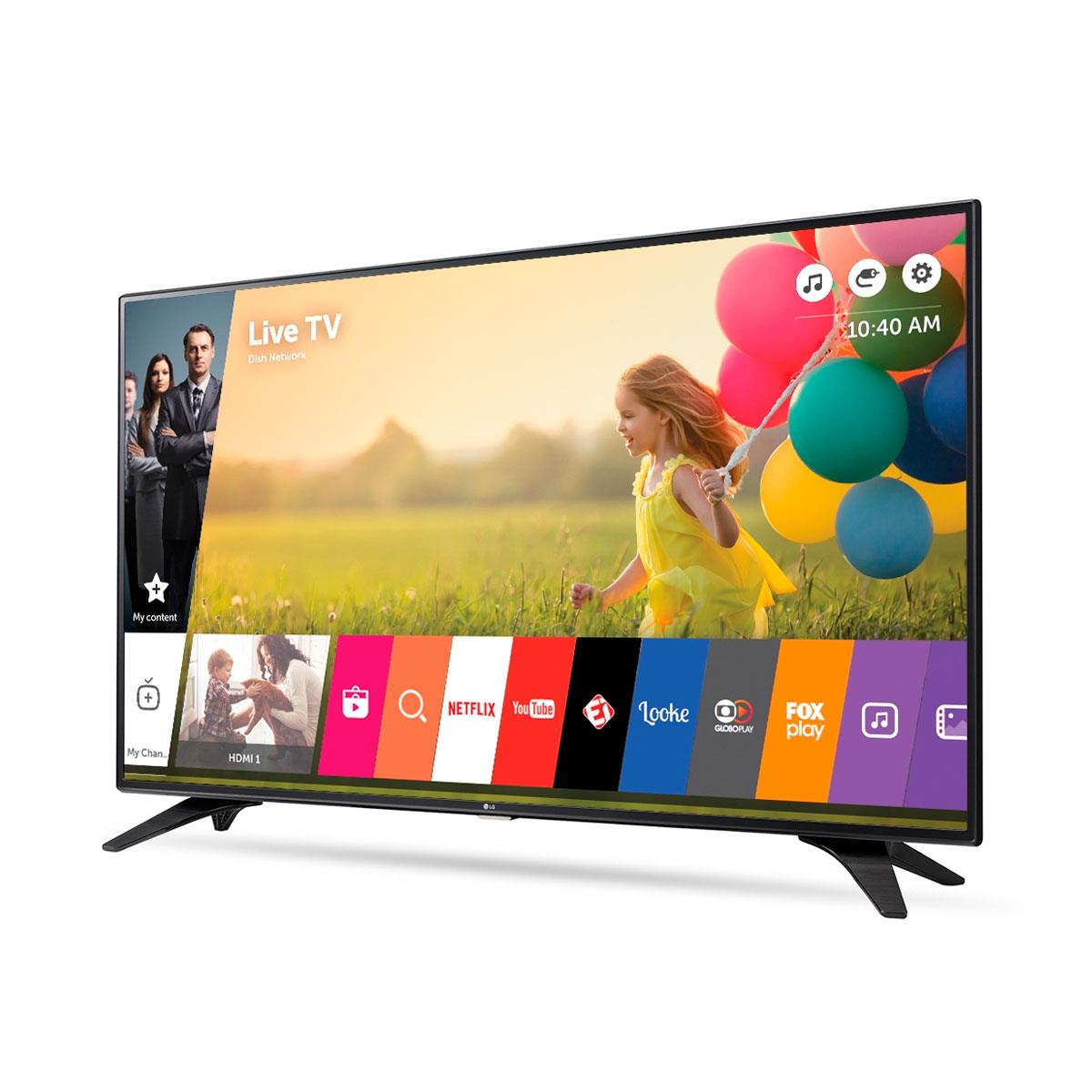 Smart TV LED Full HD LG LH6000 com Wi-Fi, Painel IPS, Conversor ...