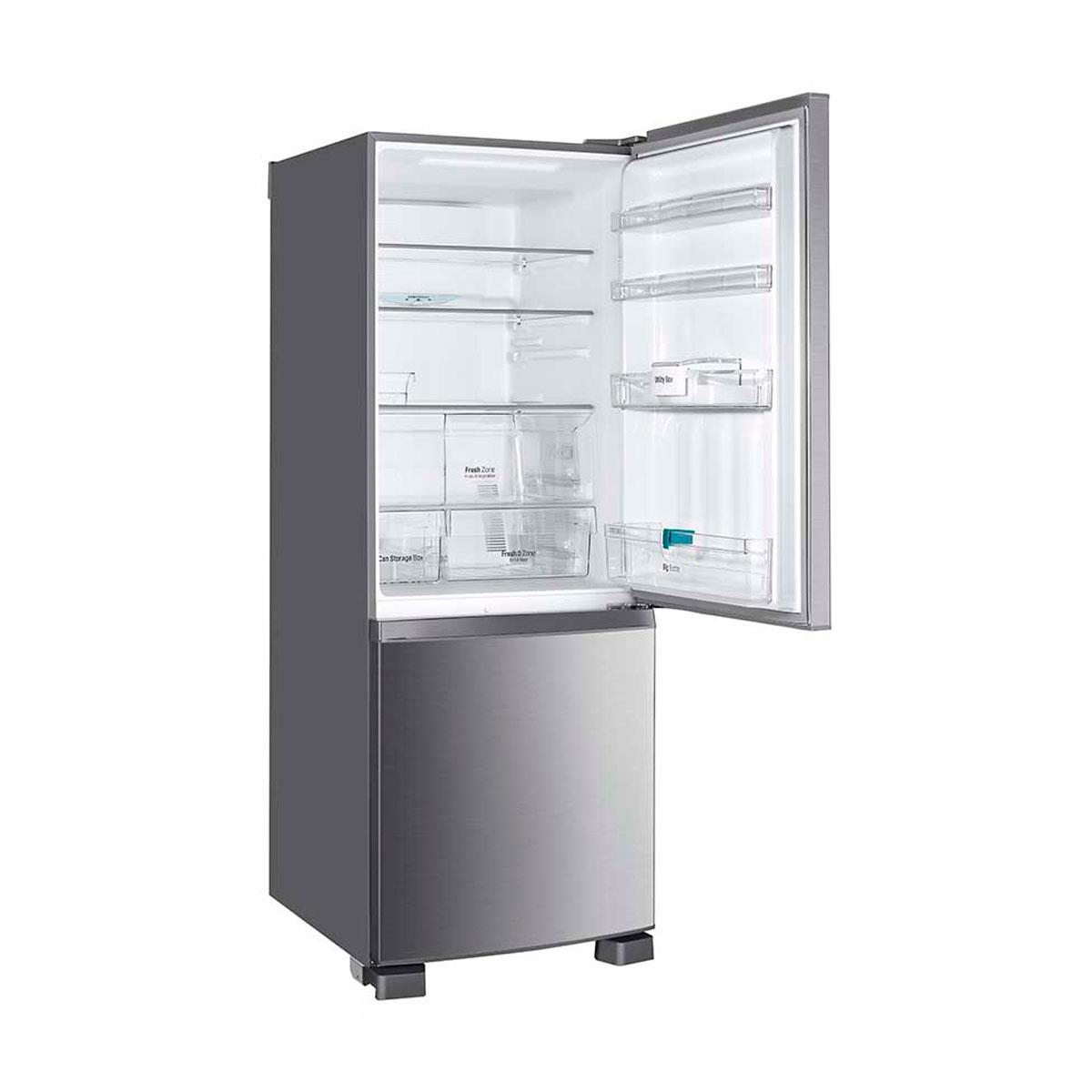Refrigerador LG Fresh & Light Bottom Freezer Aço Escovado 423L