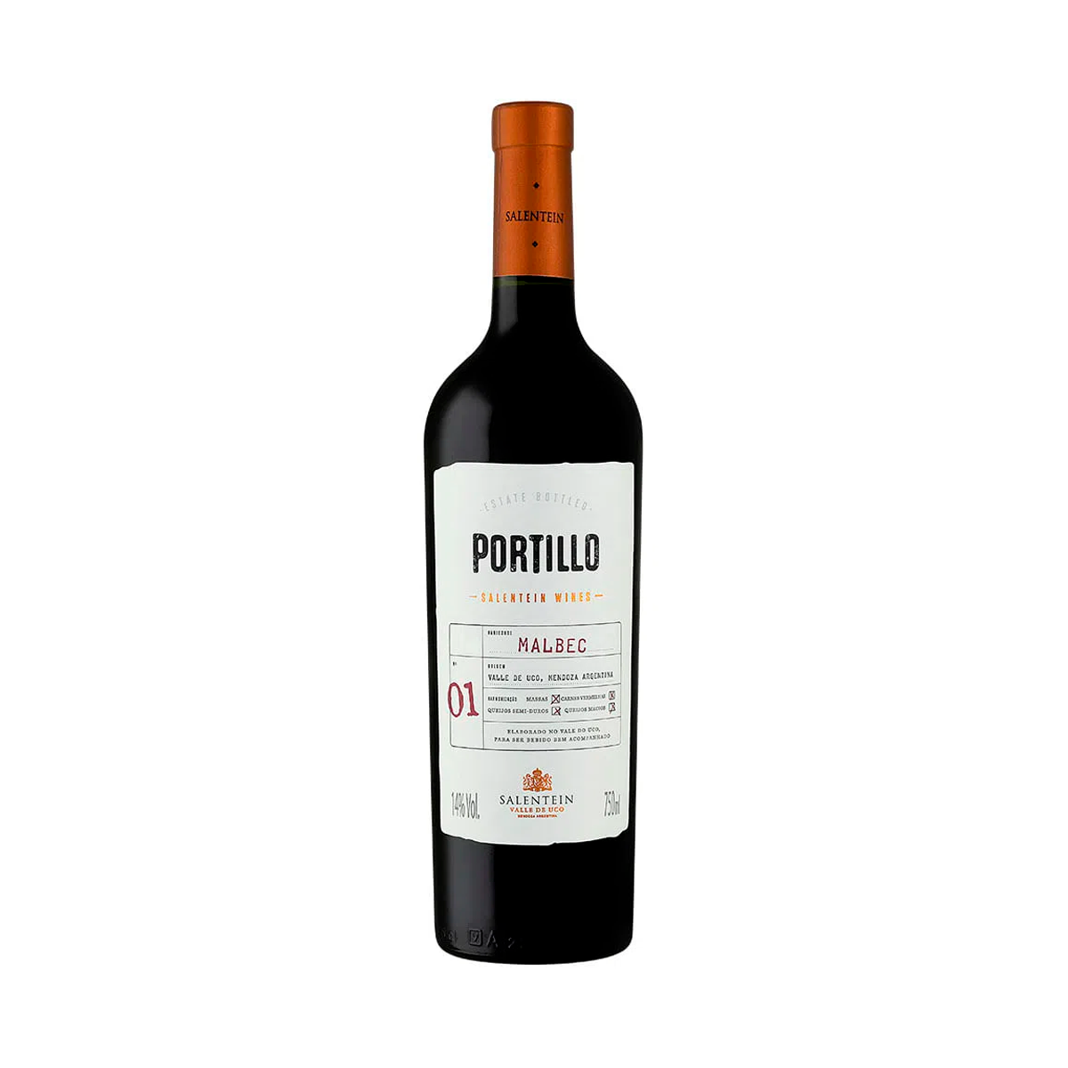 Salentein Vinho Portillo Malbec Argentina 750ml - Salentein Vinho ...