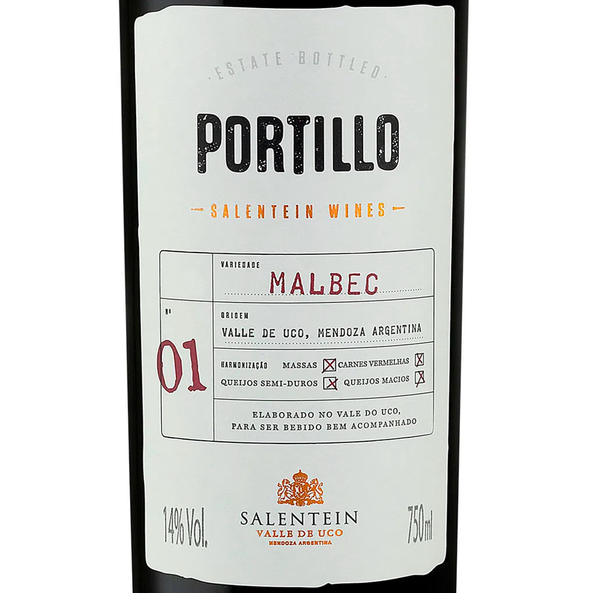Salentein Vinho Portillo Malbec Argentina 750ml - Salentein Vinho ...