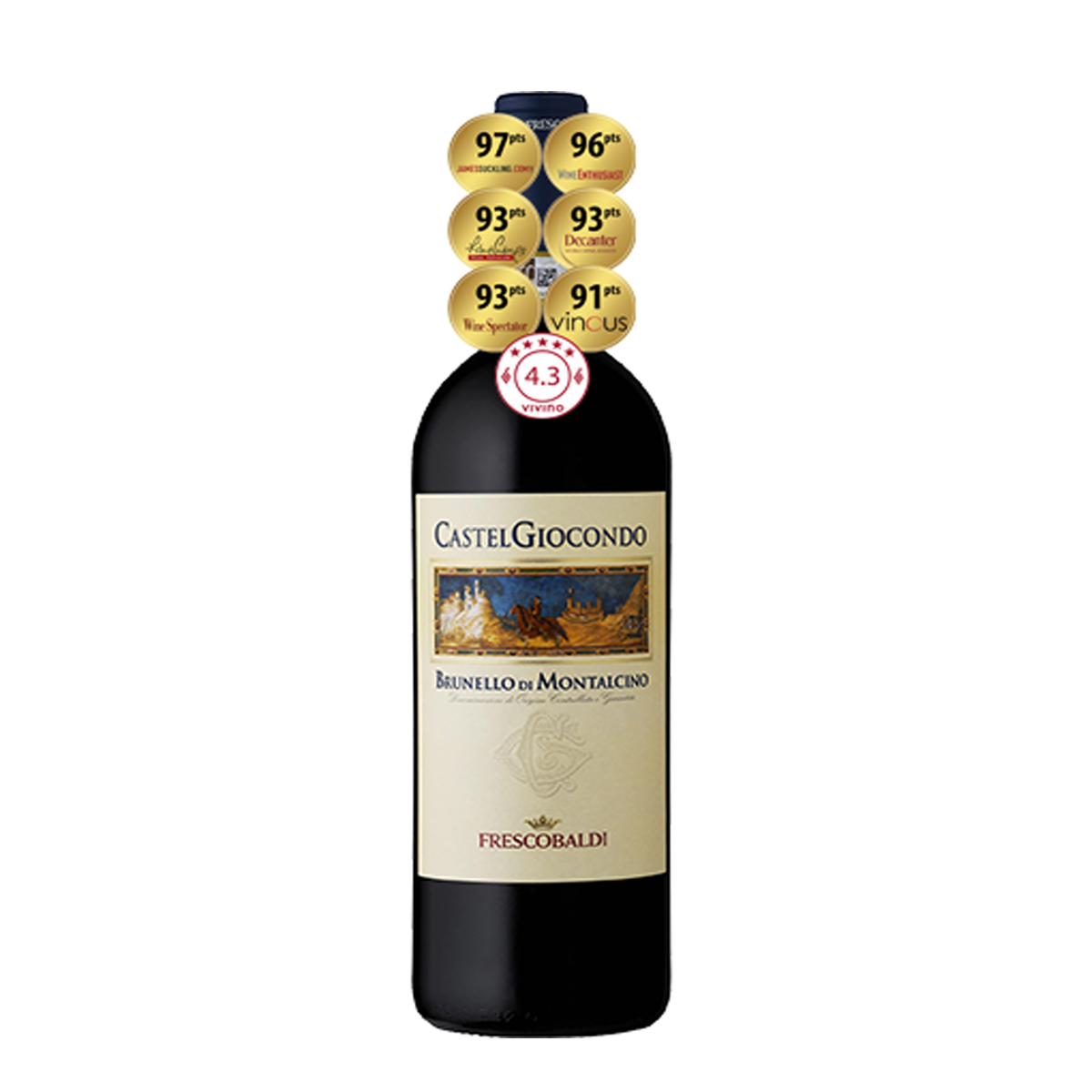 Frescobaldi Castelgiocondo Vinho Brunello Di Montalcino Tinto Itália 750ml