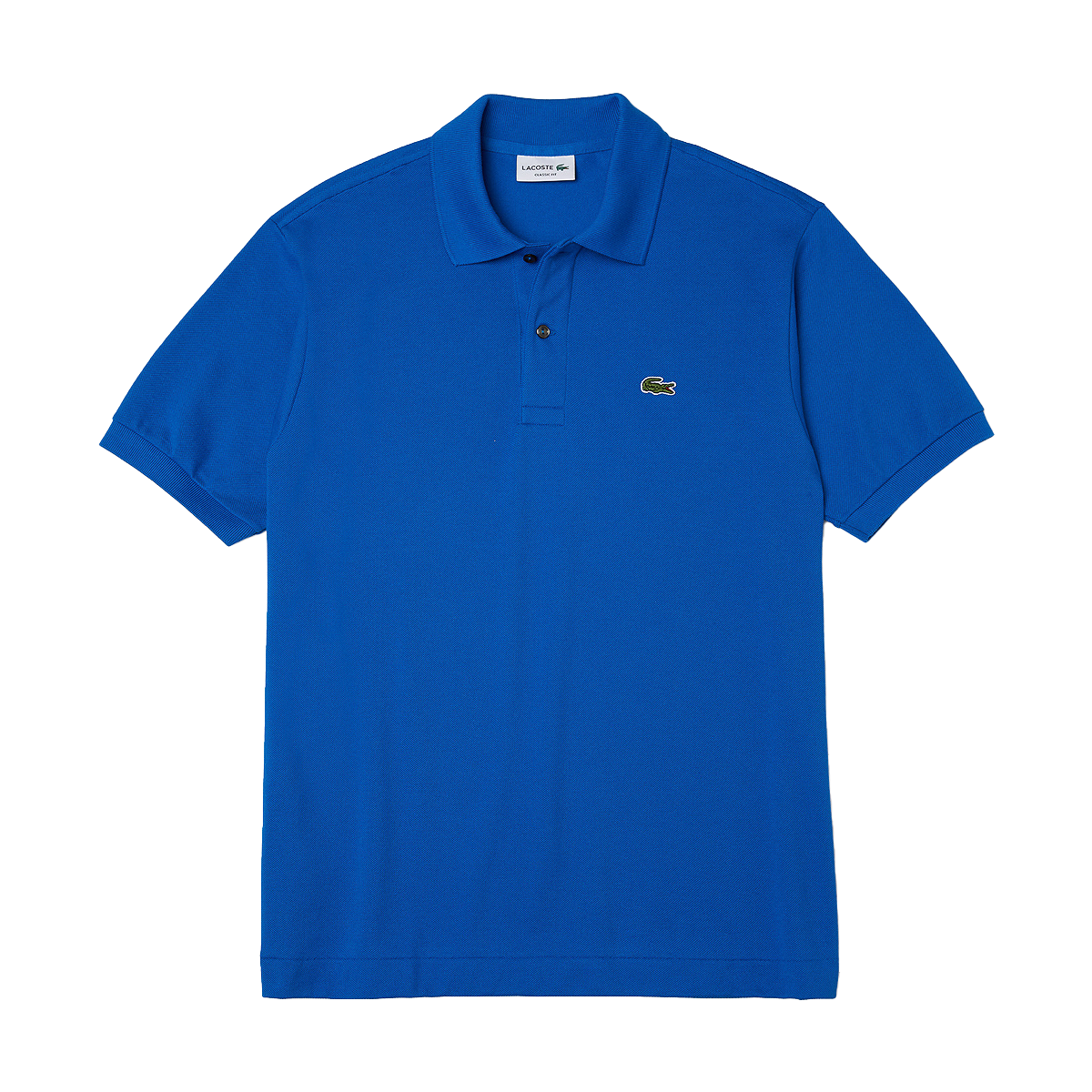 Lacoste Polo Masc Mc Classic Fit Azul Cobalto
