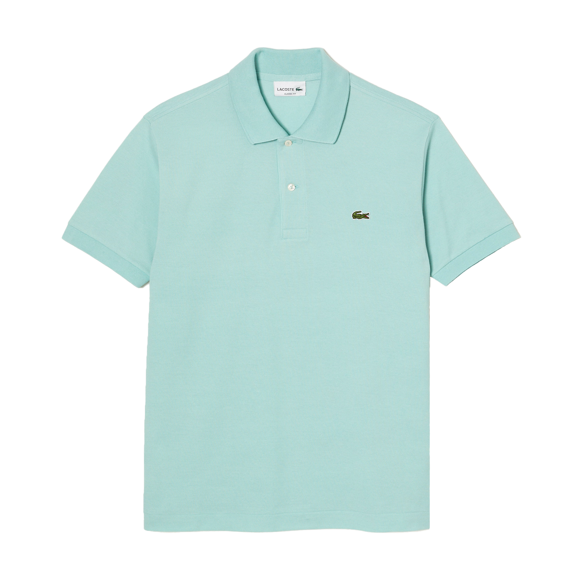Lacoste Polo Masc Mc Classic Fit Verde Claro