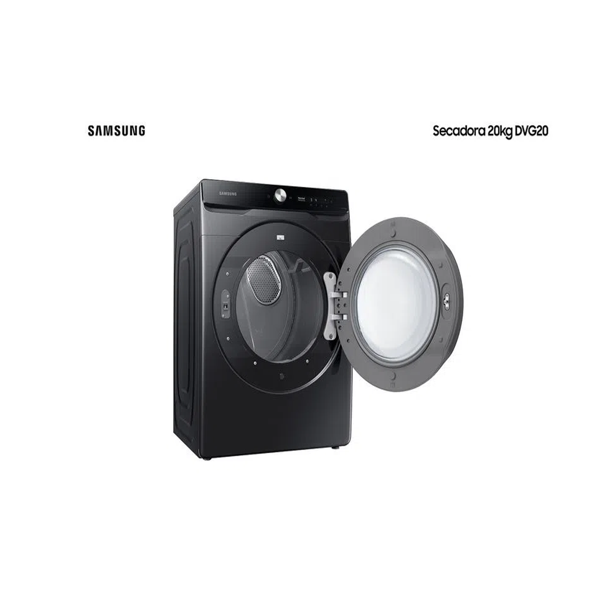 Samsung Secadora 20kg Gás DV6700A Black Inox 127v