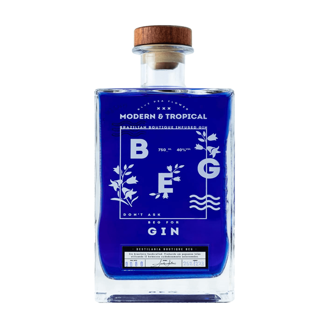 Beg Gin Modern & Tropical Blue 750ml