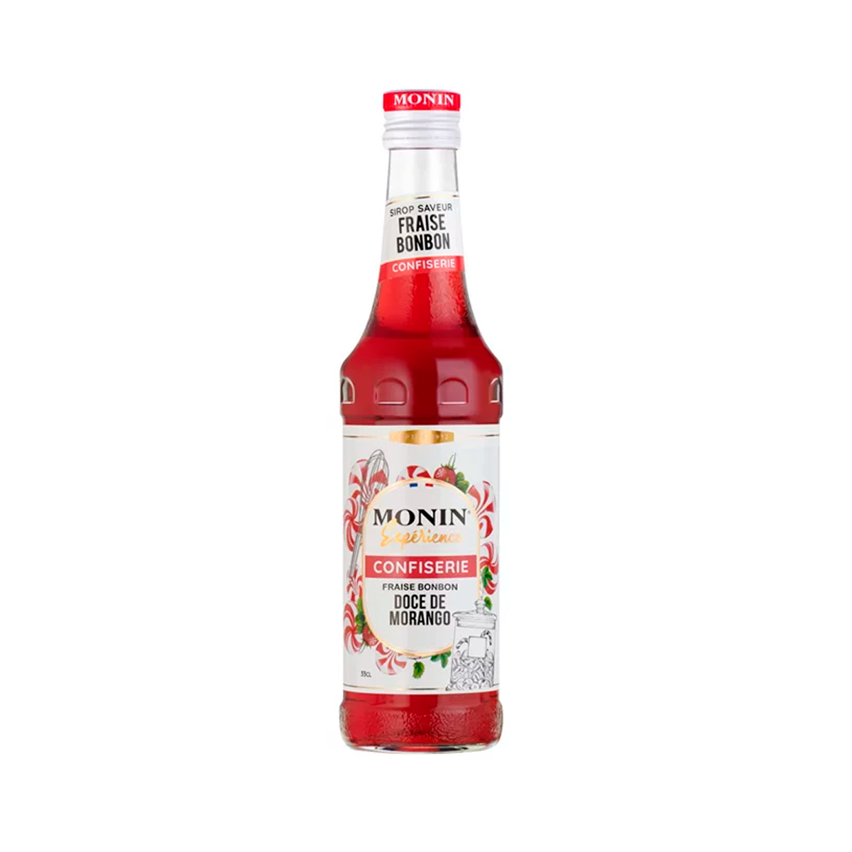 Monin Experience Xarope Sabor Doce De Morango 330ml