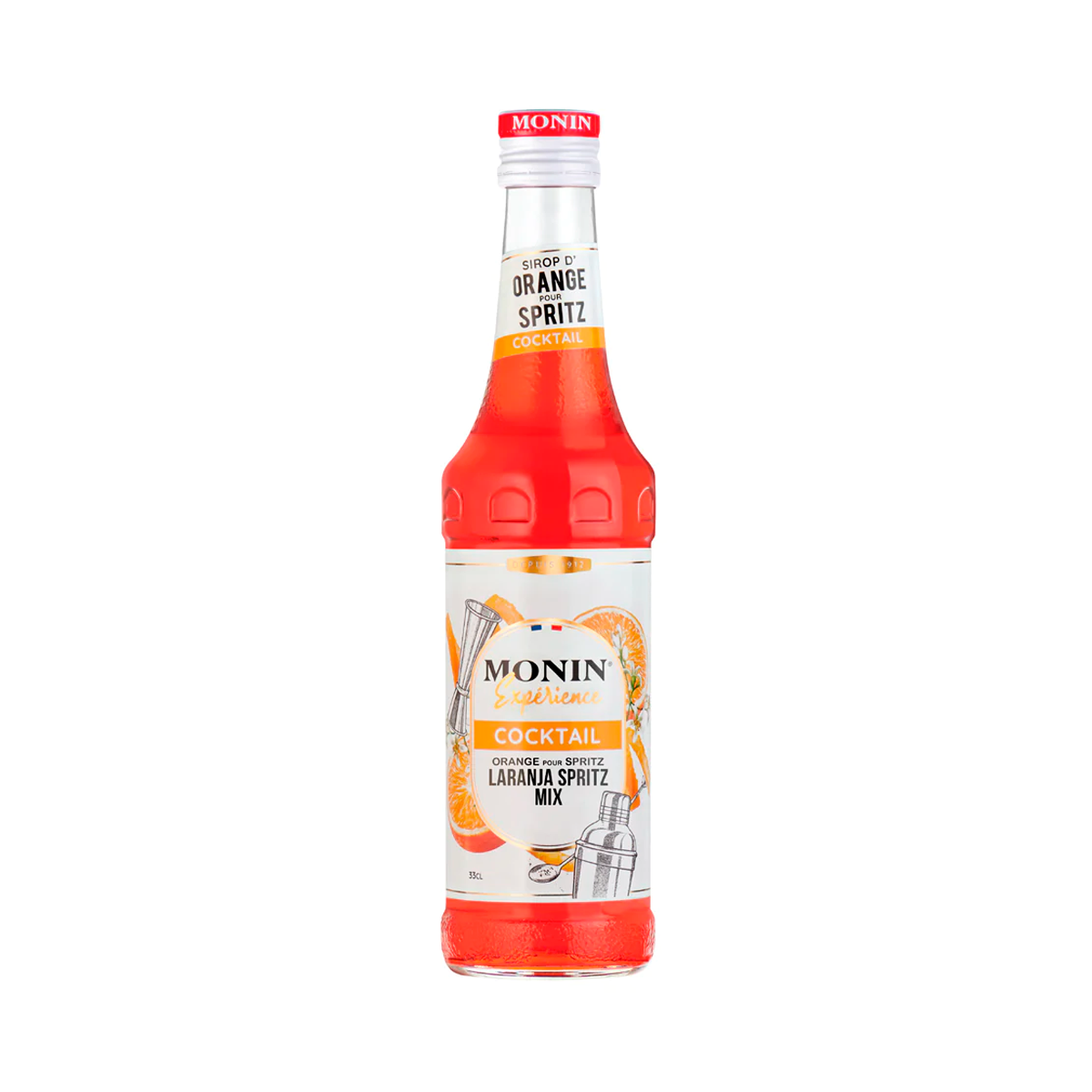 Monin Experience Xarope Sabor Laranja Spritz Mix 330ml