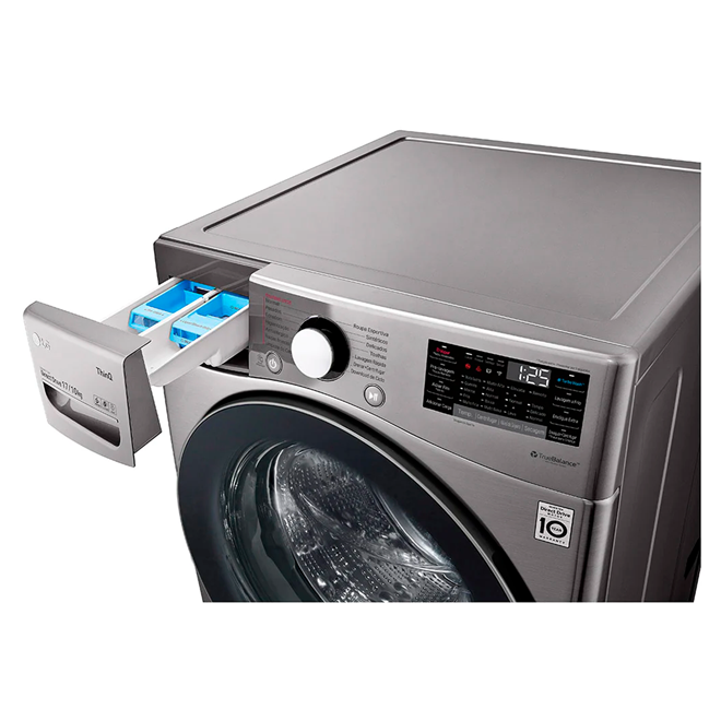 LG Lava e Seca 17kg Smart Aço Escovado - 127V