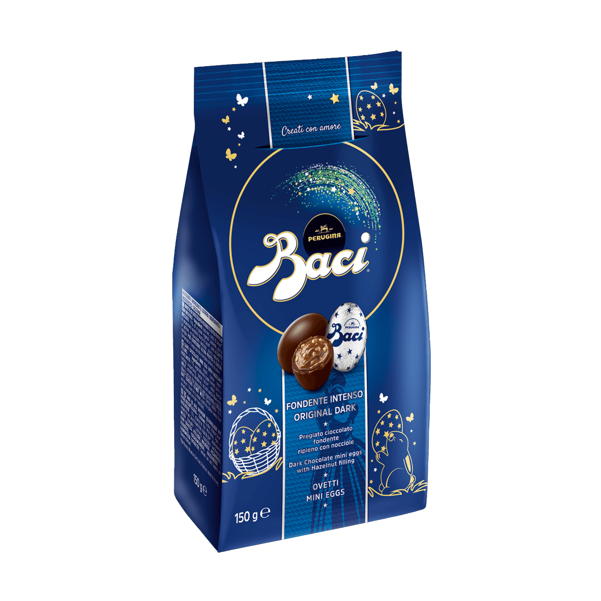 Baci Mini Ovos Pascoa Chocolate Amargo 150g