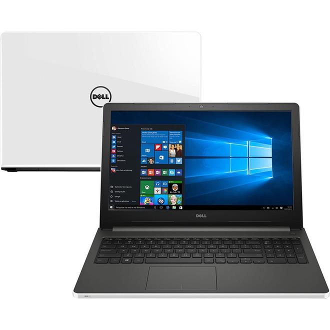 Notebook Dell Inspiron Branco15", 4GB, 1TB, Windows 10 Intel® Core™ i3 ...