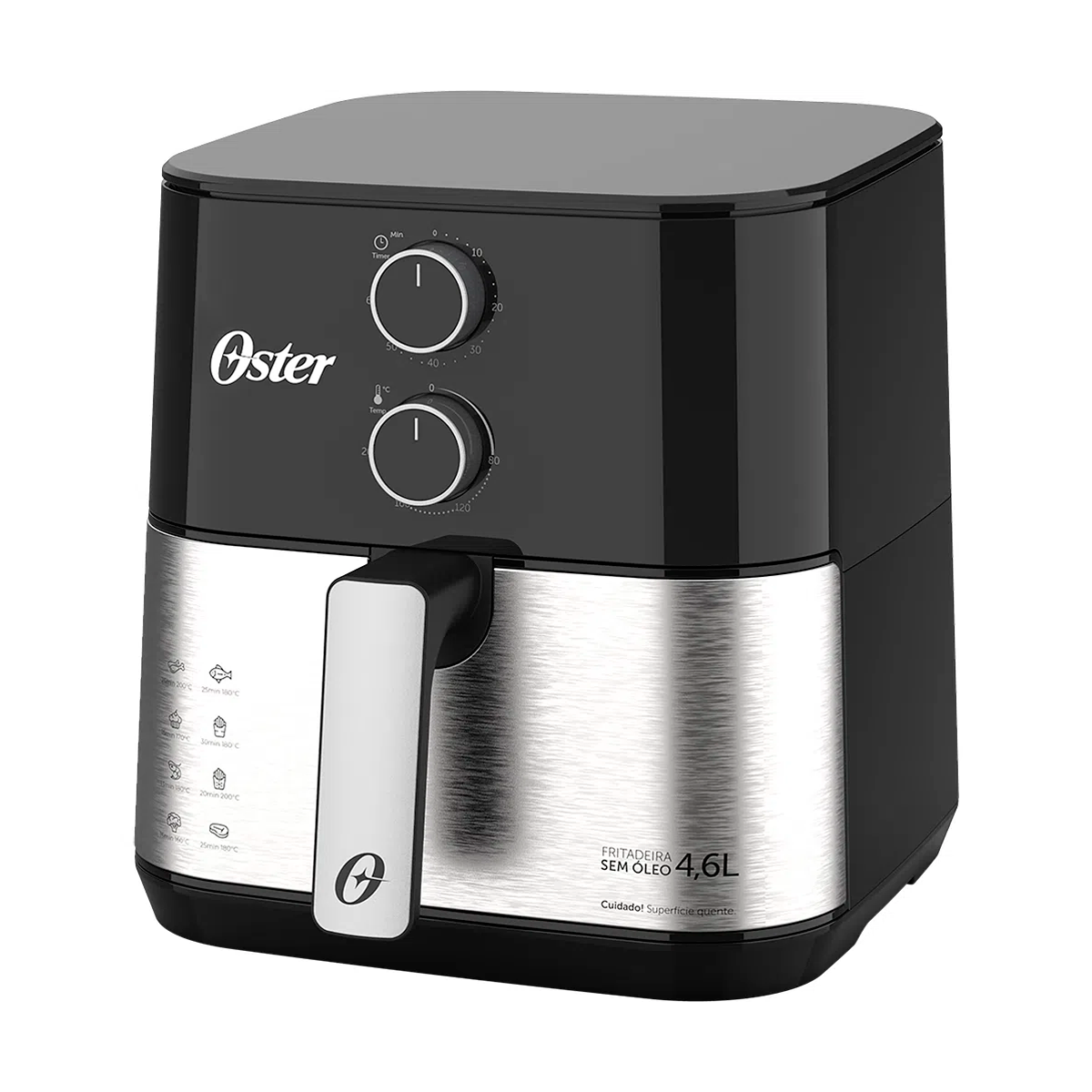 Oster Fritadeira Sem Óleo Inox Compact 4.6L - 220V
