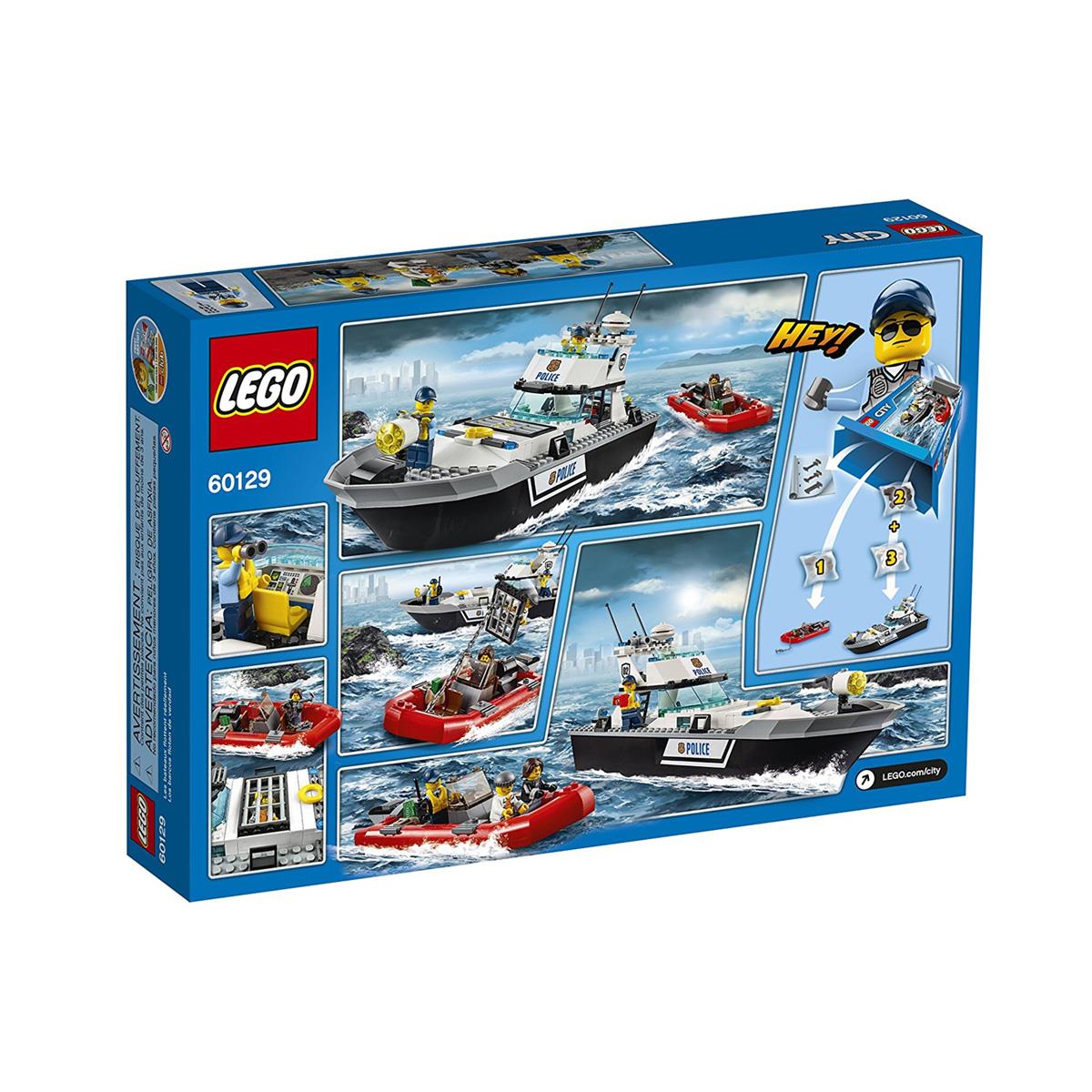 LEGO City - Barco da Patrulha da Polícia - 200 Peças - LEGO City ...