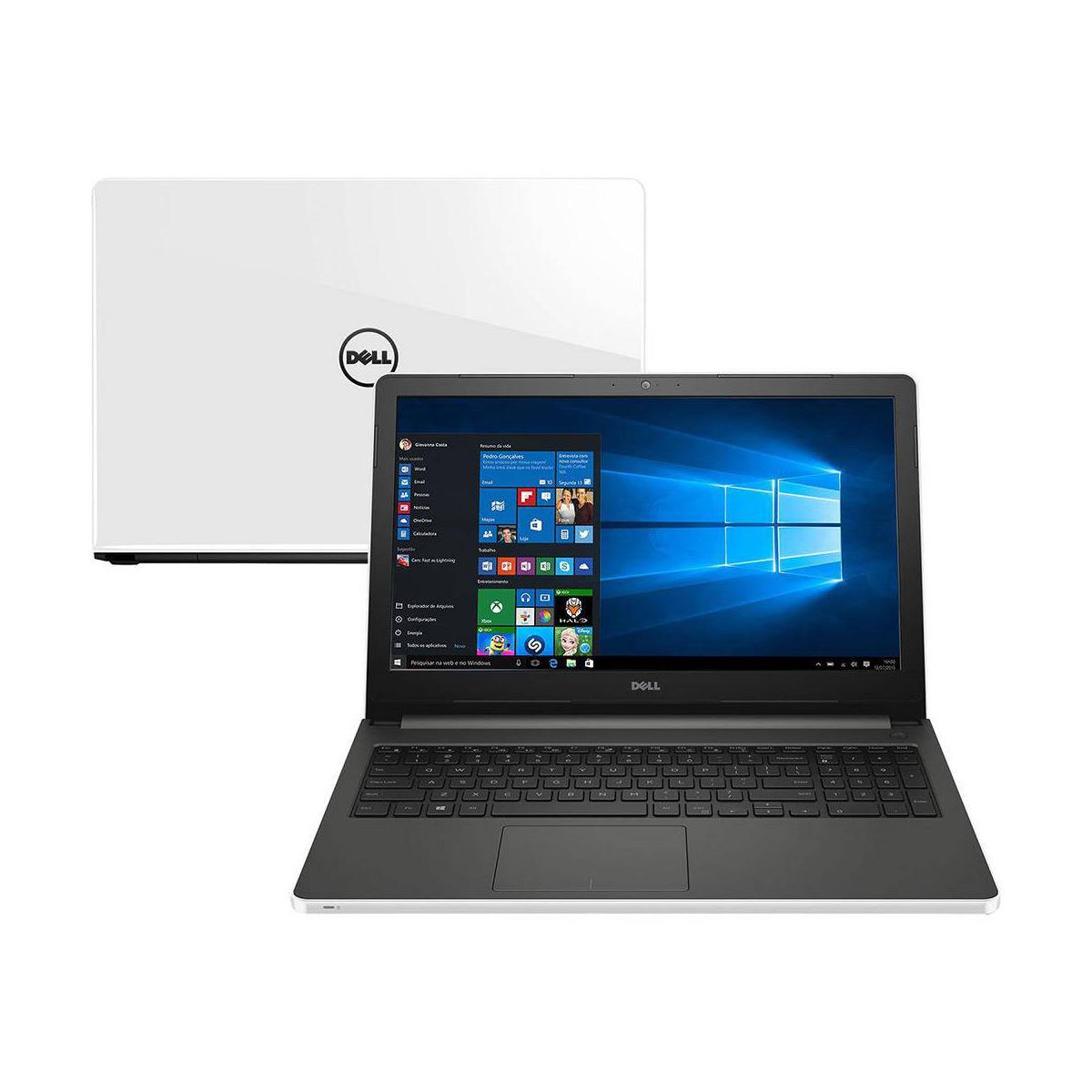 Notebook Dell Inspiron 5000 Branco 15.6", 8GB, 1TB, Windows 10 e Intel ...
