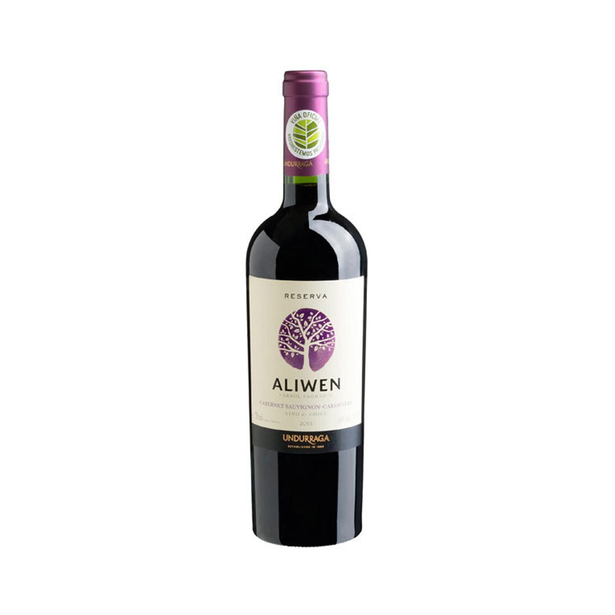Vinho Undurraga Aliwen Reserva Cabernet Sauvignon - Caménère Chile ...