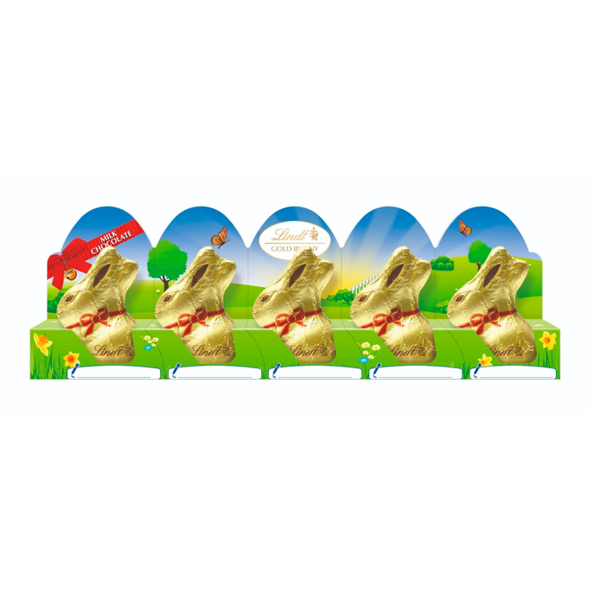 Lindt Chocolate Ao Leite Golden Rabbit 50g (5x10g) - Lindt Chocolate Ao ...