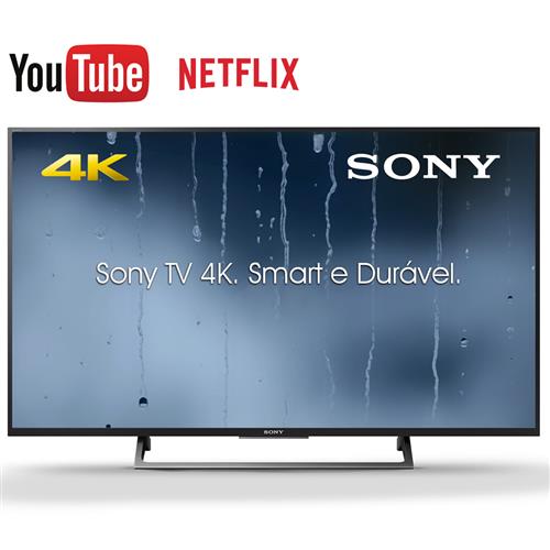 Smart TV LED 4K HDR Sony 55" KD-55X705E Wi-Fi e Android TV