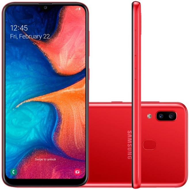 Smartphone Samsung Galaxy A20 Tela Infinita de 6,4" 4G Câmera Dupla ...