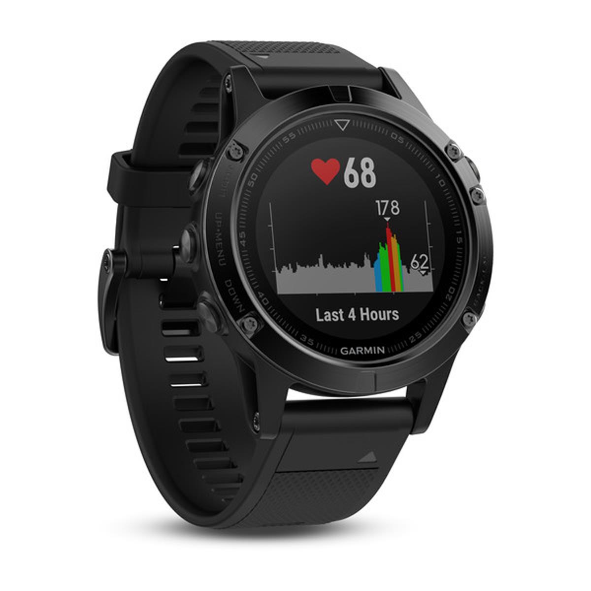GPS de Pulso Garmin Fenix 5 Performer Bundle Safira Preto