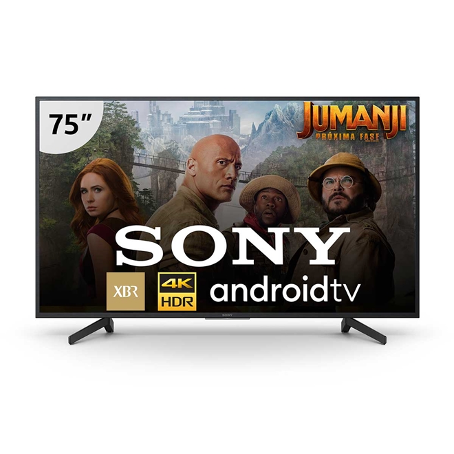 Smart TV Sony 4K LED 75” com Motionflow XR 240, 4K X-Reality Pro e Wi ...