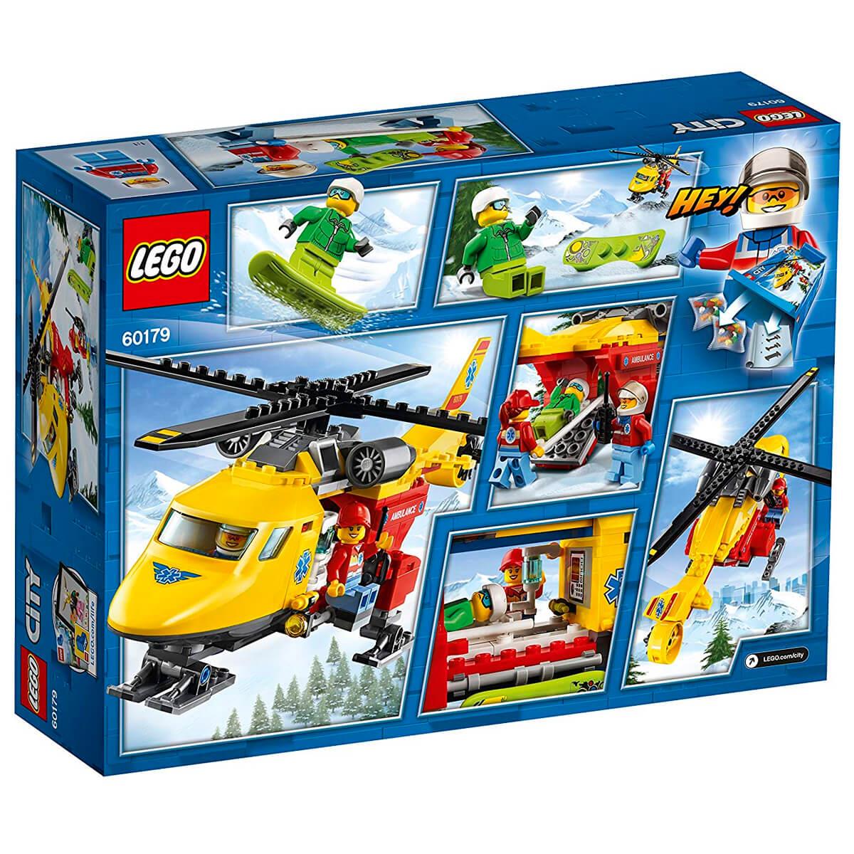 LEGO City - Helicóptero-Ambulância - 190 Peças