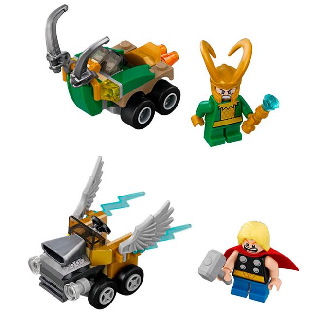 LEGO Marvel Super Heroes / Mighty Micros - Thor vs. Loki (76091) - 79 ...