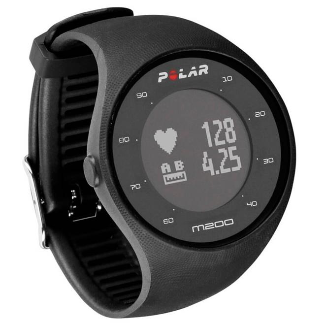 Relógio Esportivo Polar M200 com GPS e Monitor Cardíaco Preto