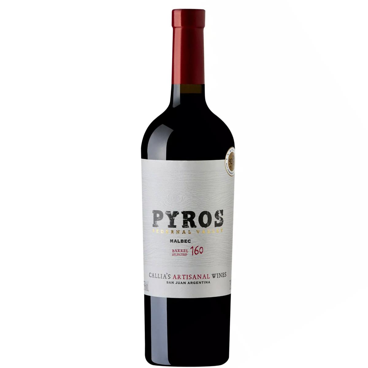 Vinho Tinto Pyros Barrel Malbec Selected 750 ml Argentina