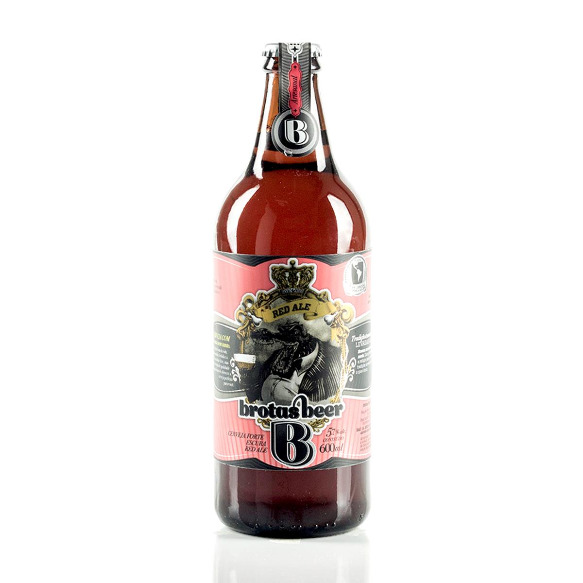 Cerveja Brotas Beer Red Ale 600 ml - Cerveja Brotas Beer Red Ale 600 ml ...