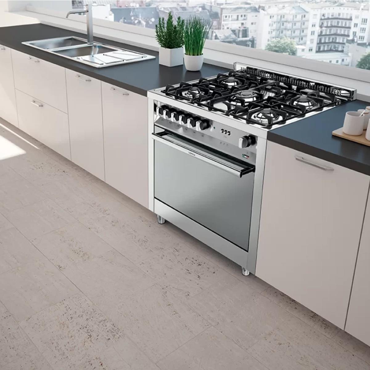 Fogão a Gás Lofra New Maxima 5 Bocas Inox 220V M76GV/C