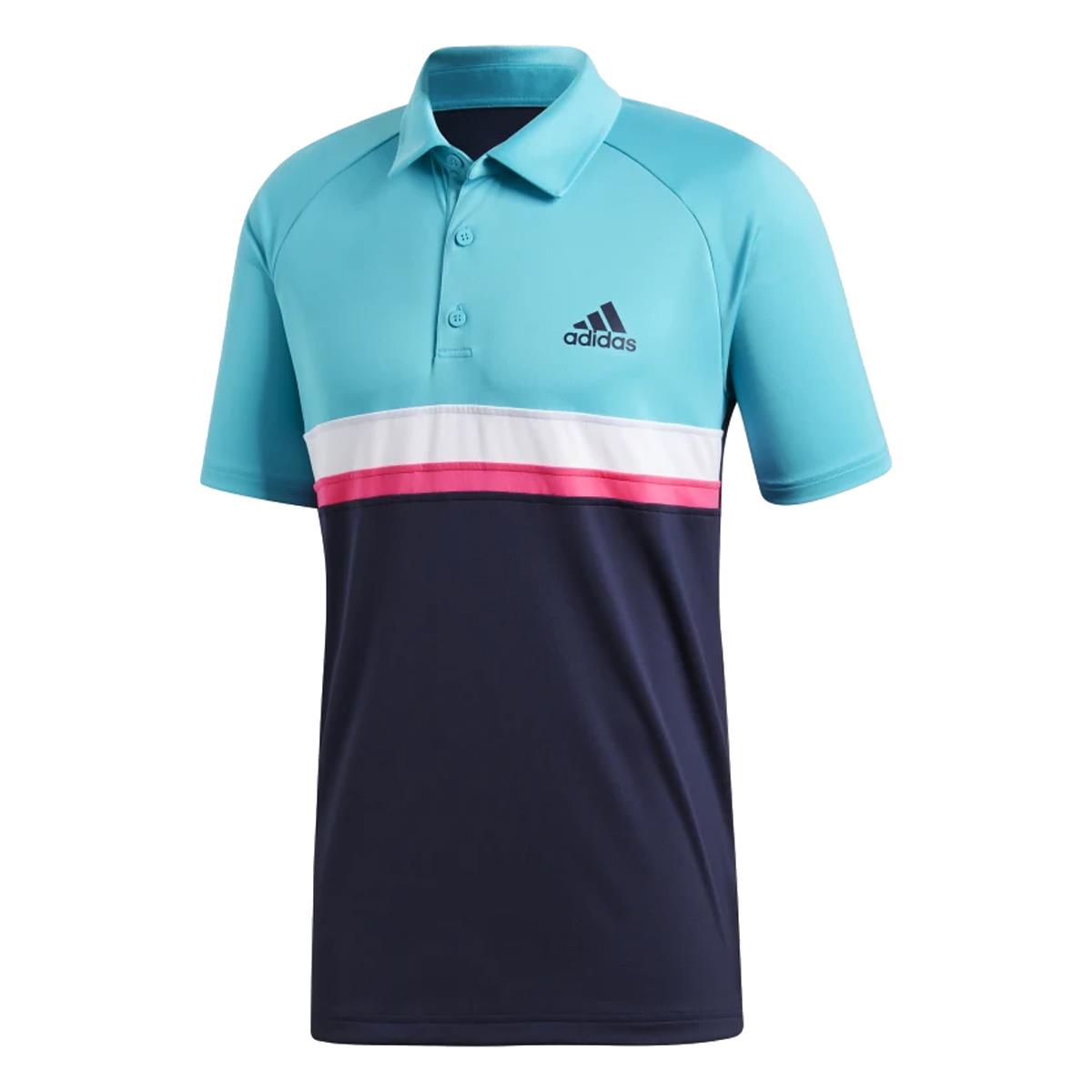 Camisa Polo Adidas Colorblock Club Masculina