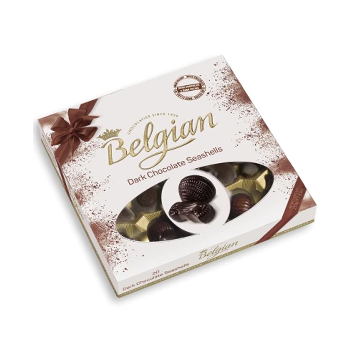 Bombom Dark Seashells Belgian 250g