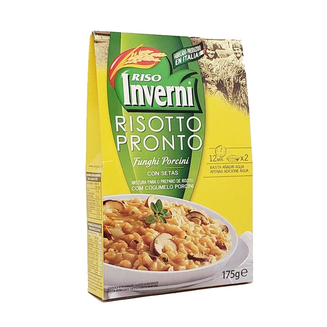 Riso Inverni Risotto Pronto C/ Cogumelo Porcini 175G
