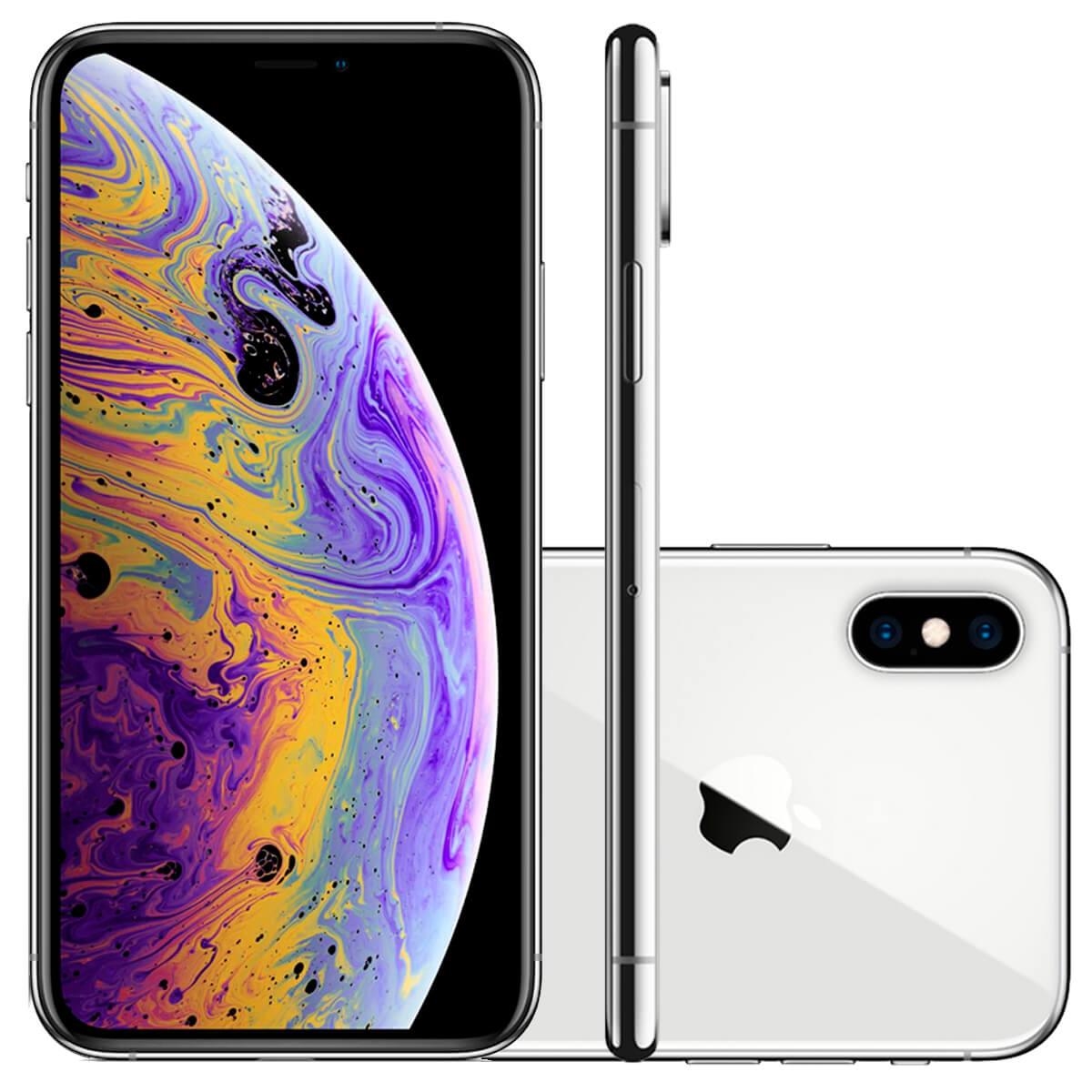 Smartphone Apple iPhone XS Max 6.5", Câmera Dupla de 12MP + Frontal 7MP ...