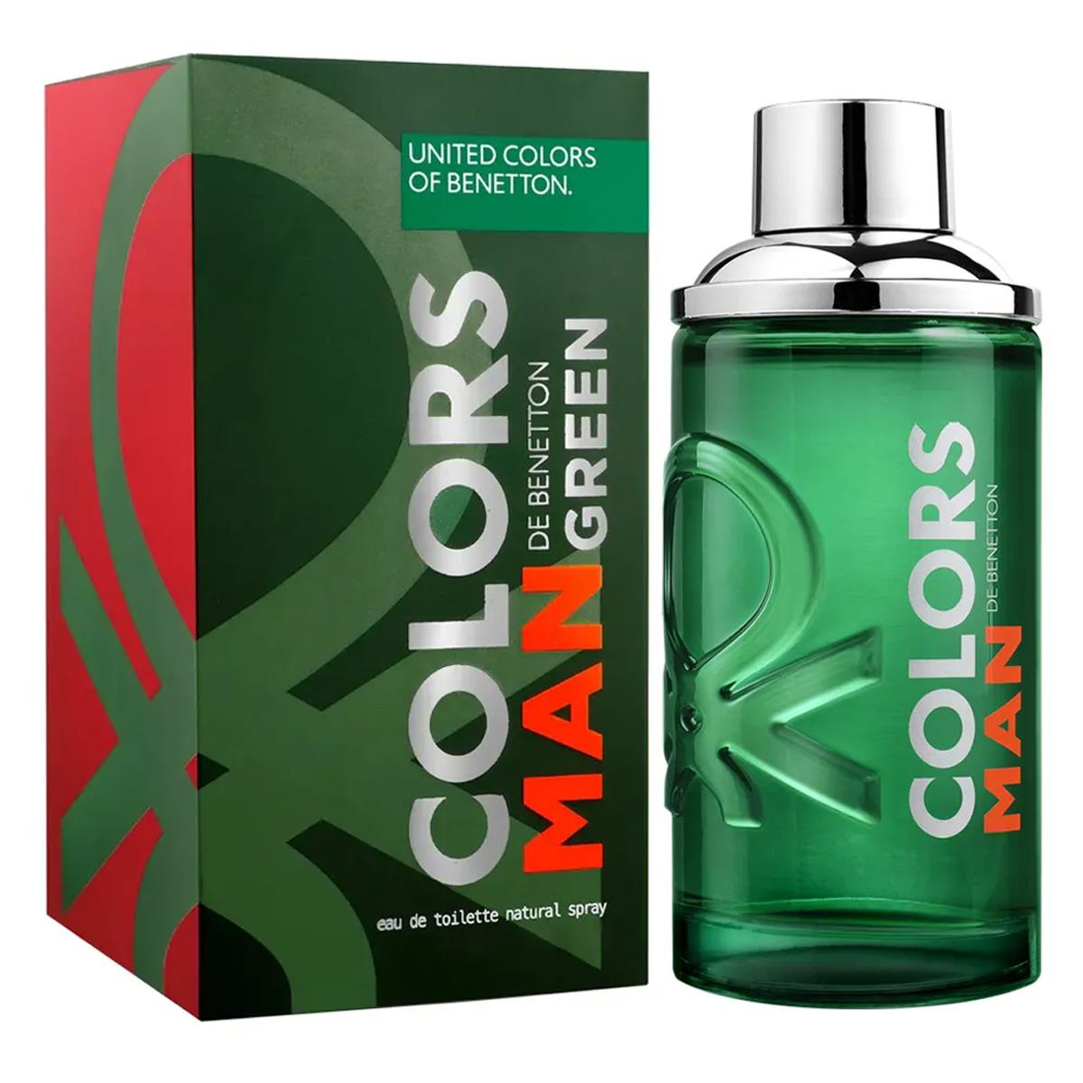 Perfume Benetton United Colors Man Green Eau De Toilette Masculino 200ml