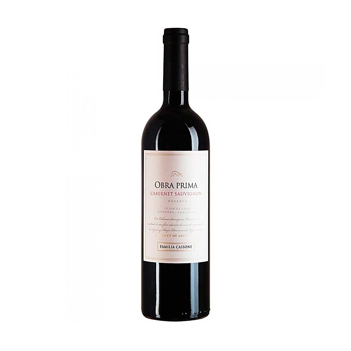 Vinho Cassone Obra Prima Reserva Cabernet Sauvignon 750ml