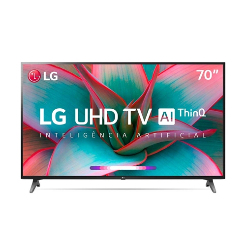 Smart TV LG LED 4K 70" com ThinQ AI, Smart Magic e Wi-Fi - 70UN7310PSC