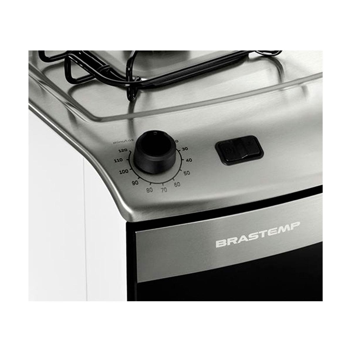 Fogão Brastemp Ative! BFS4GA 4 bocas Grill e Timer