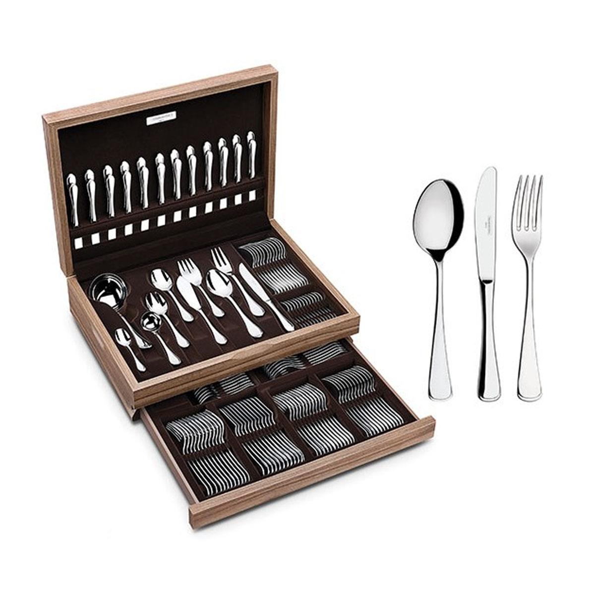 Faqueiro Aço Inox Tramontina Mônaco 130 Peças