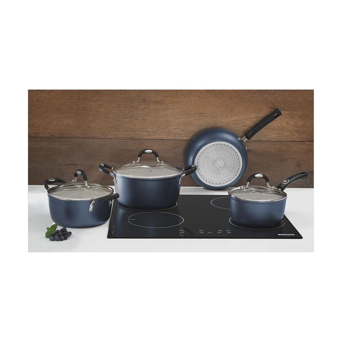 Conjunto de Panelas Mônaco Tramontina em Alumínio Antiaderente 4 Peças