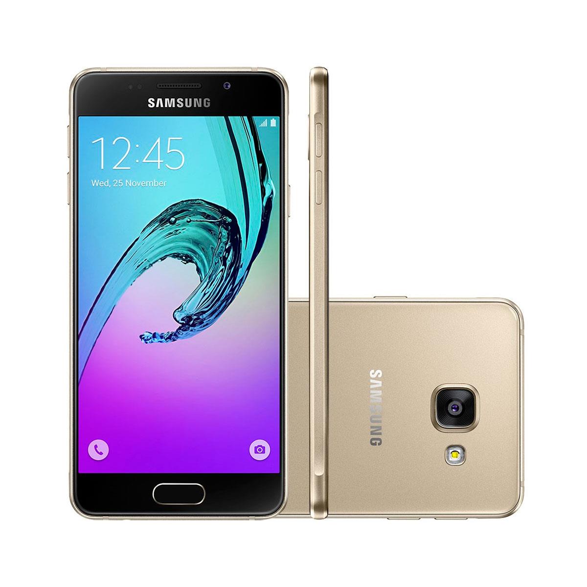 Smartphone Samsung A3 2016 com Dual Chip, Tela de 4.7", 4G, 16GB ...